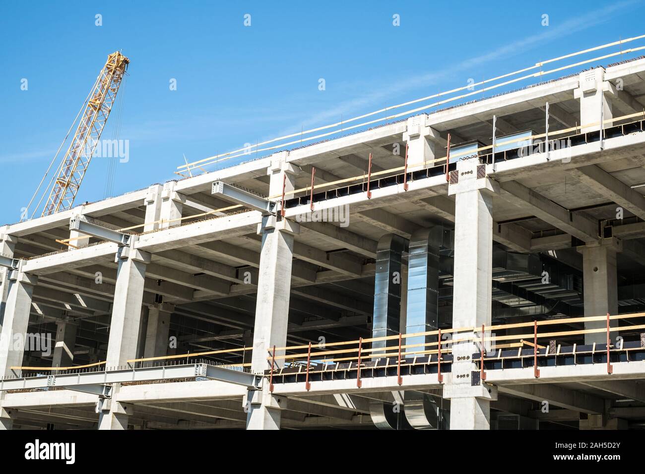 modern concrete bulding in construction Stock Photo - Alamy