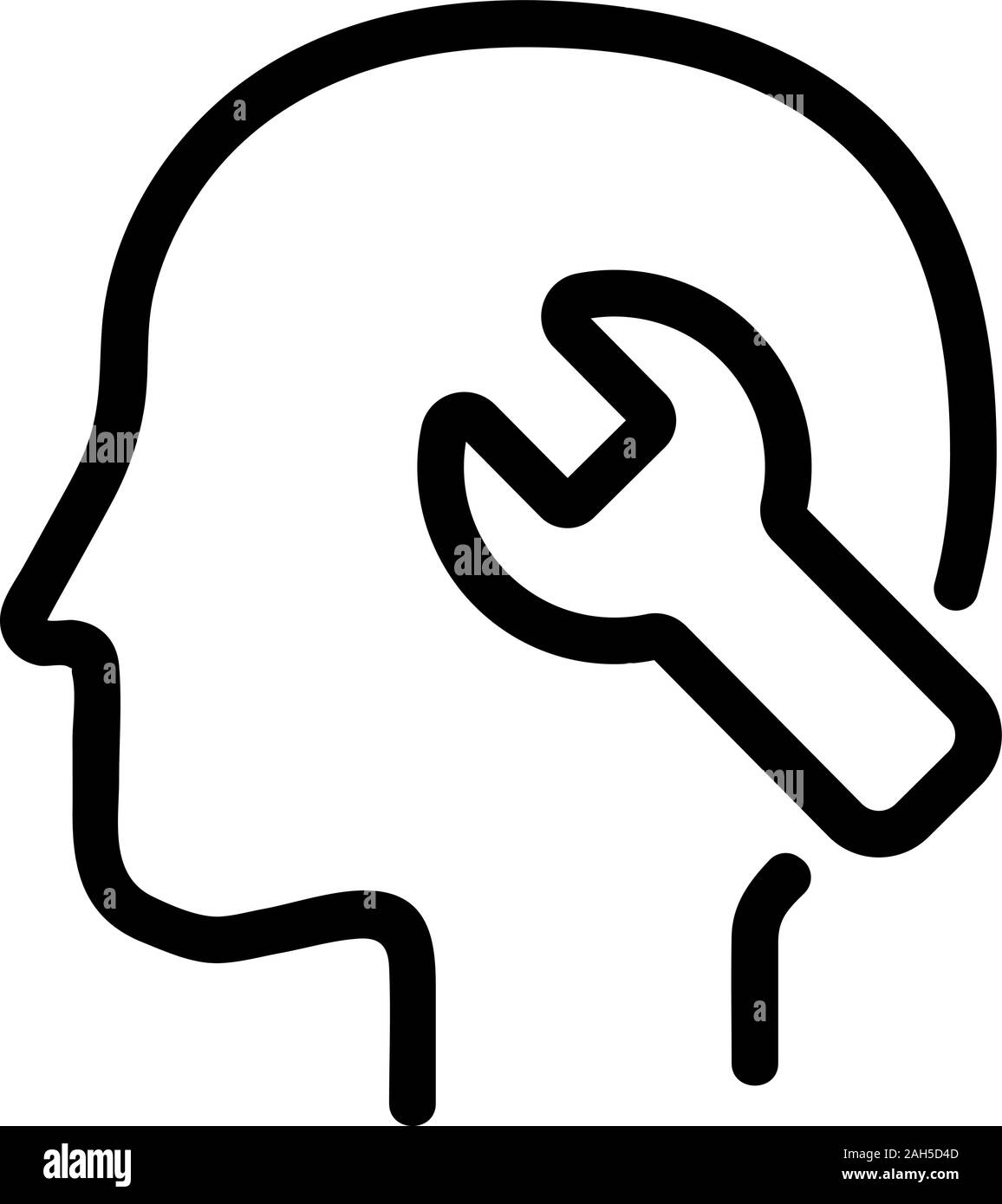 technical mindset icon vector. Isolated contour symbol illustration ...