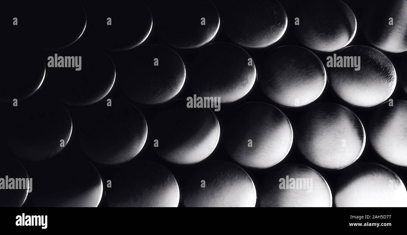 light reflection on shiny metal aluminium circle Stock Photo - Alamy