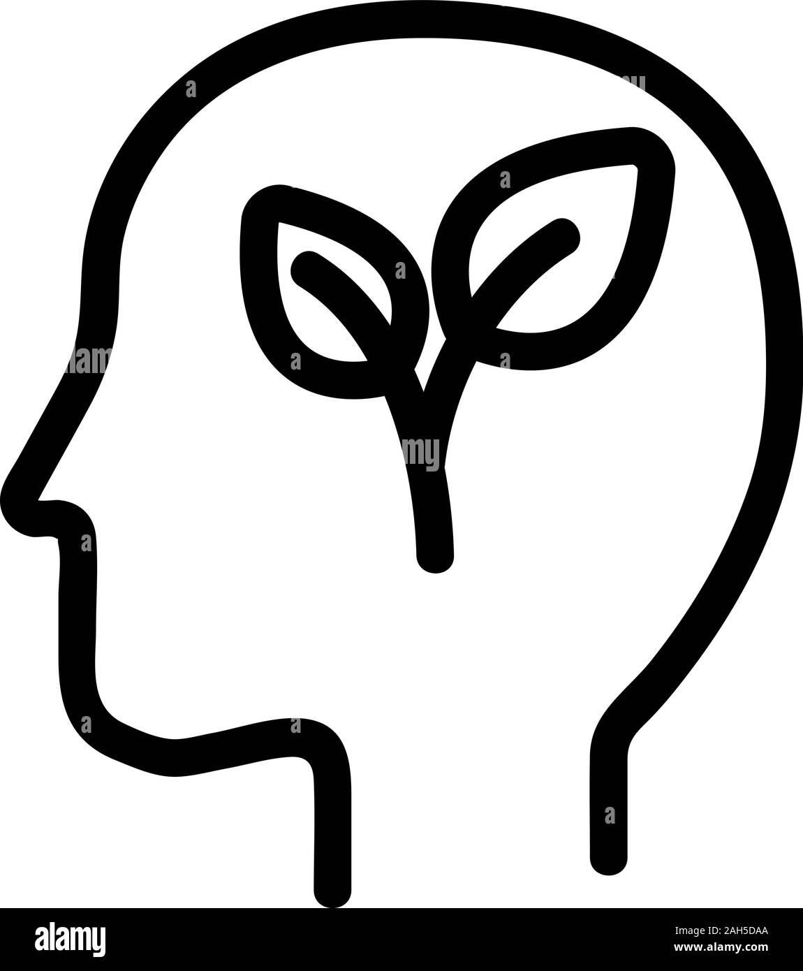 analytical mindset icon vector. Isolated contour symbol illustration ...