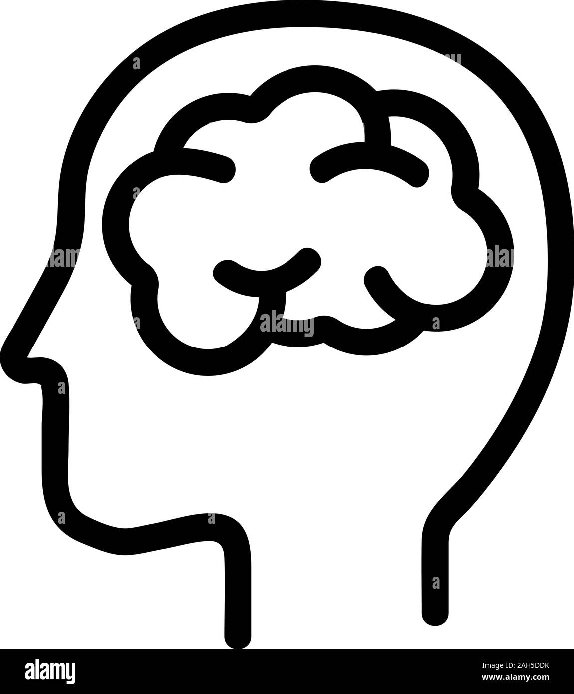 analytical mindset icon vector. Isolated contour symbol illustration ...