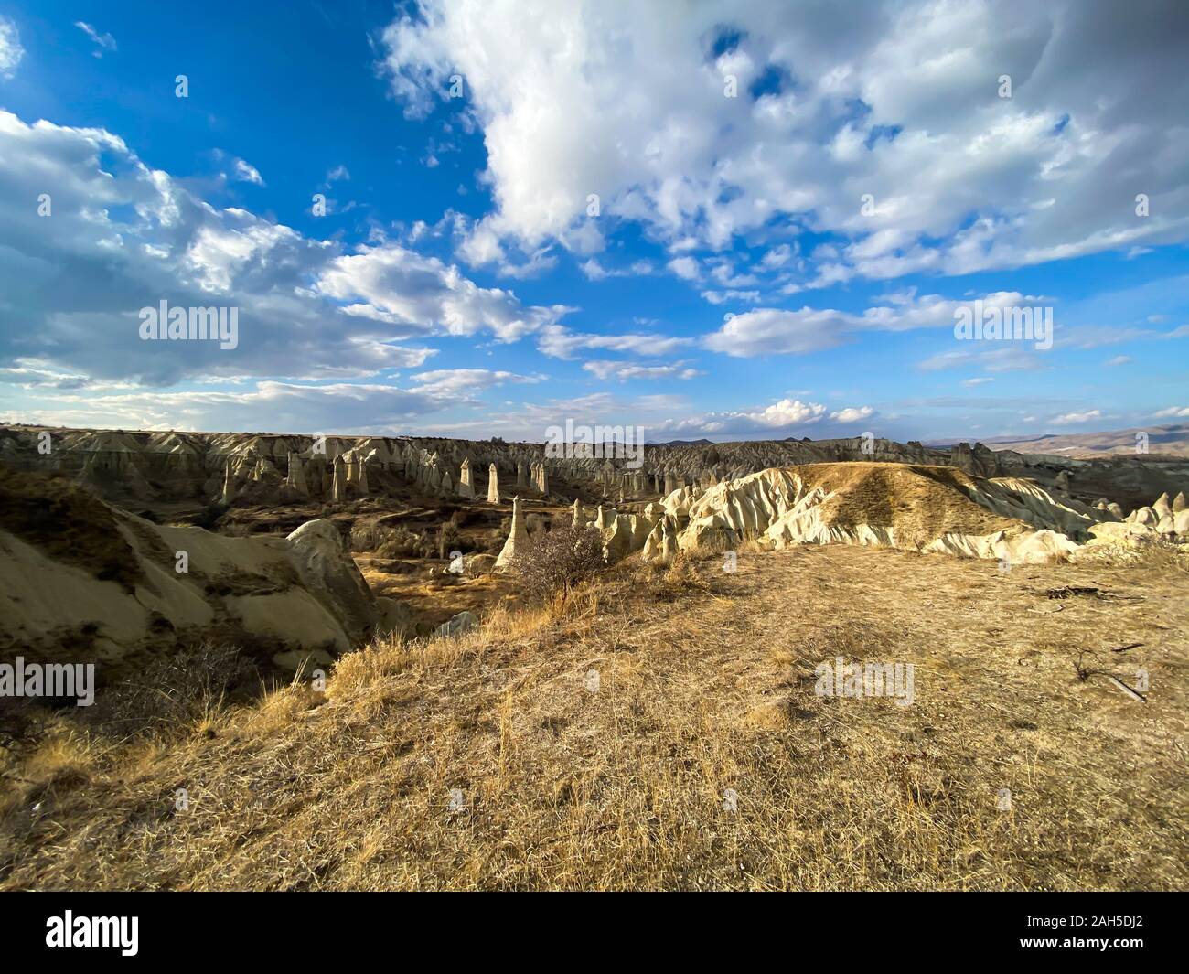 Valley of old geological formations in the form of rocks. A popular ...
