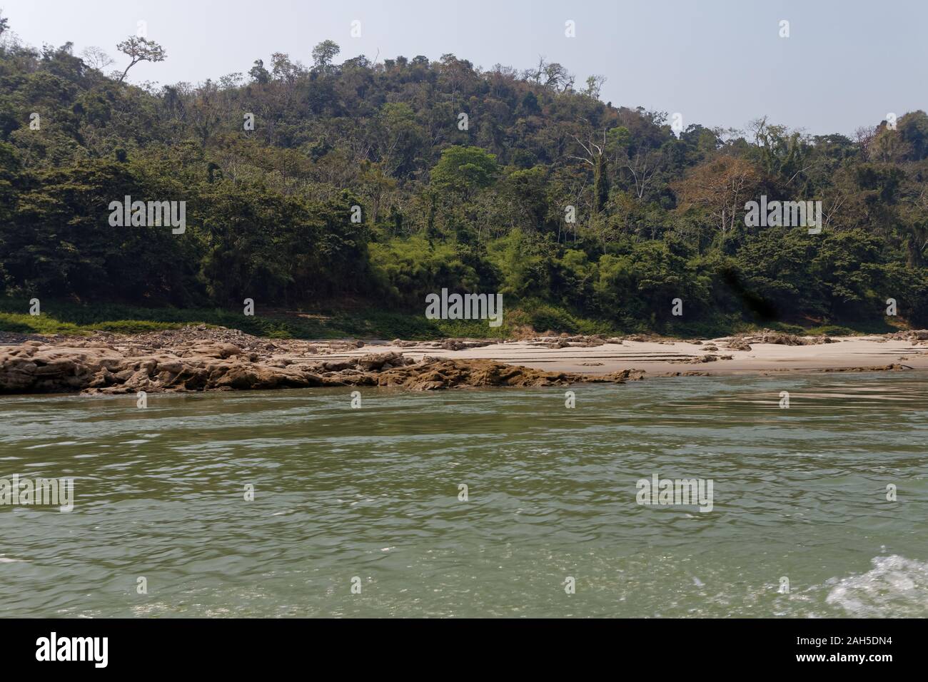 Usumacinta, the border river between Mexico and Guatemala Stock Photo ...