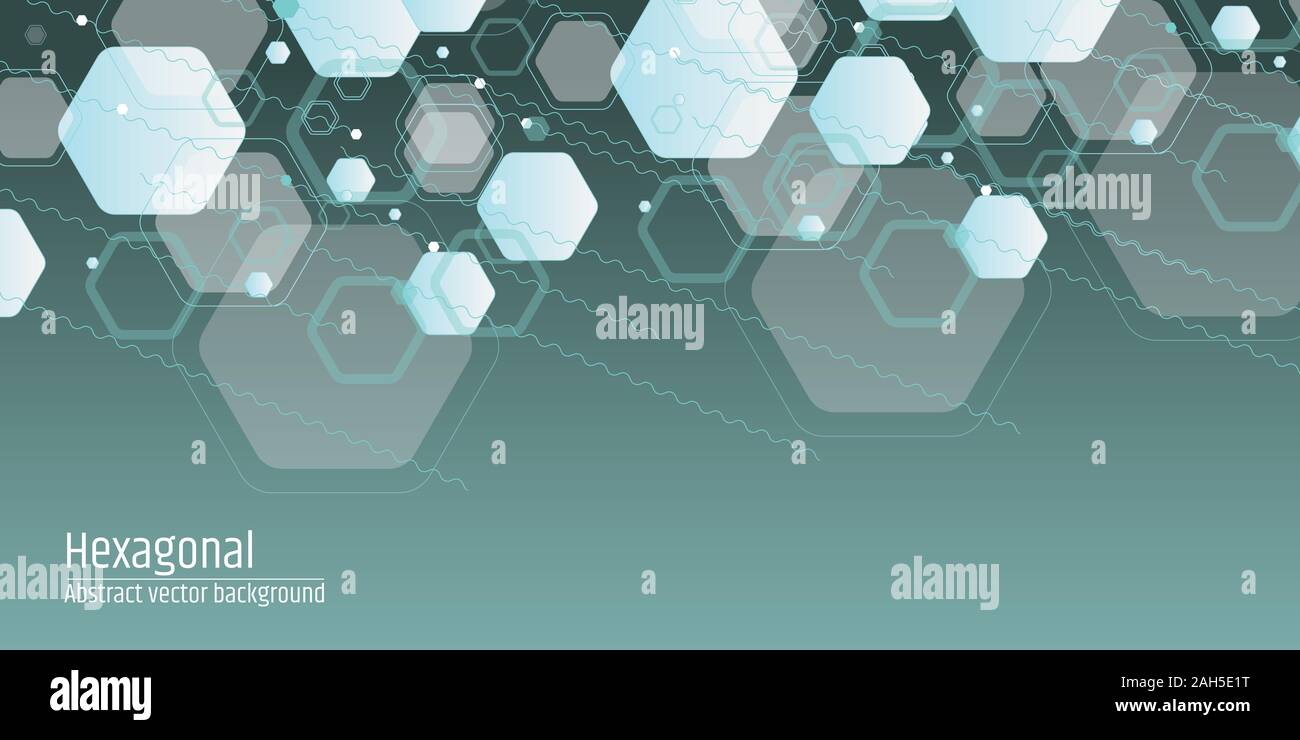 Abstract cube hexagon shape pattern background Stock Photo - Alamy