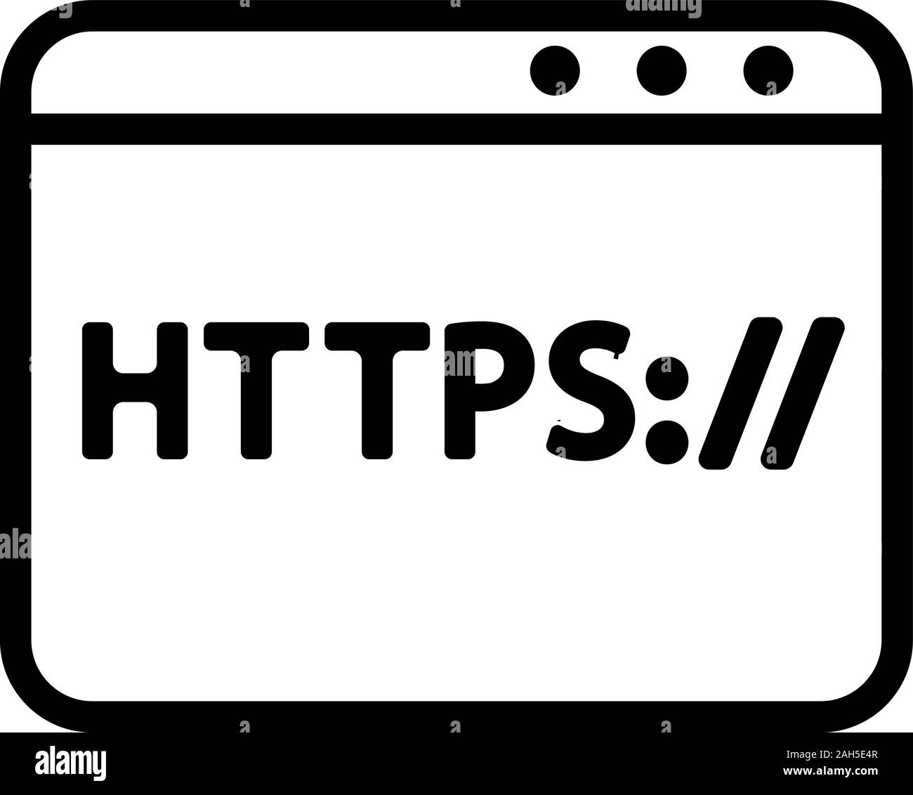 https protocol vector vector. Isolated contour symbol illustration ...