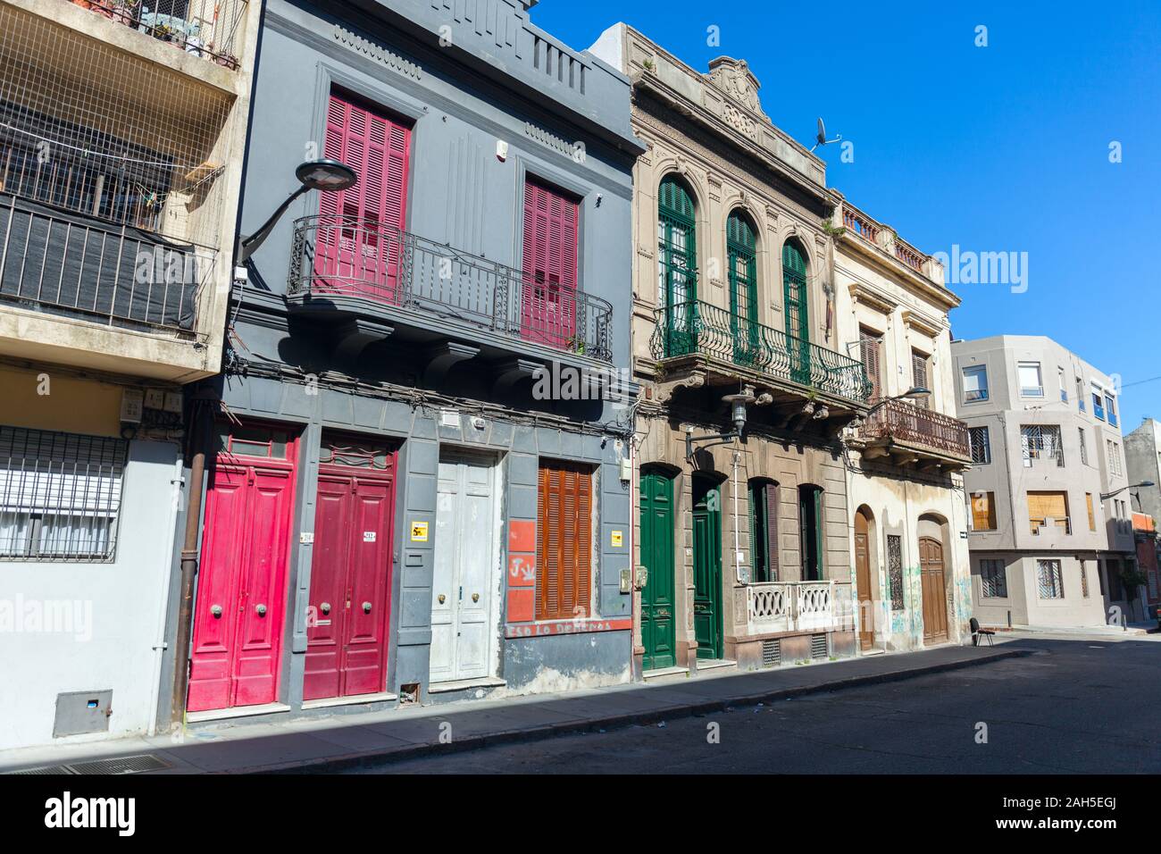 Montevideo Uruguay 15 of Jul. 2019. Montevideo, Uruguay. City streets ...