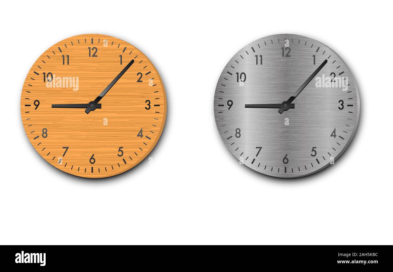 Closeup alarm clock on Stock Vector Images - Alamy