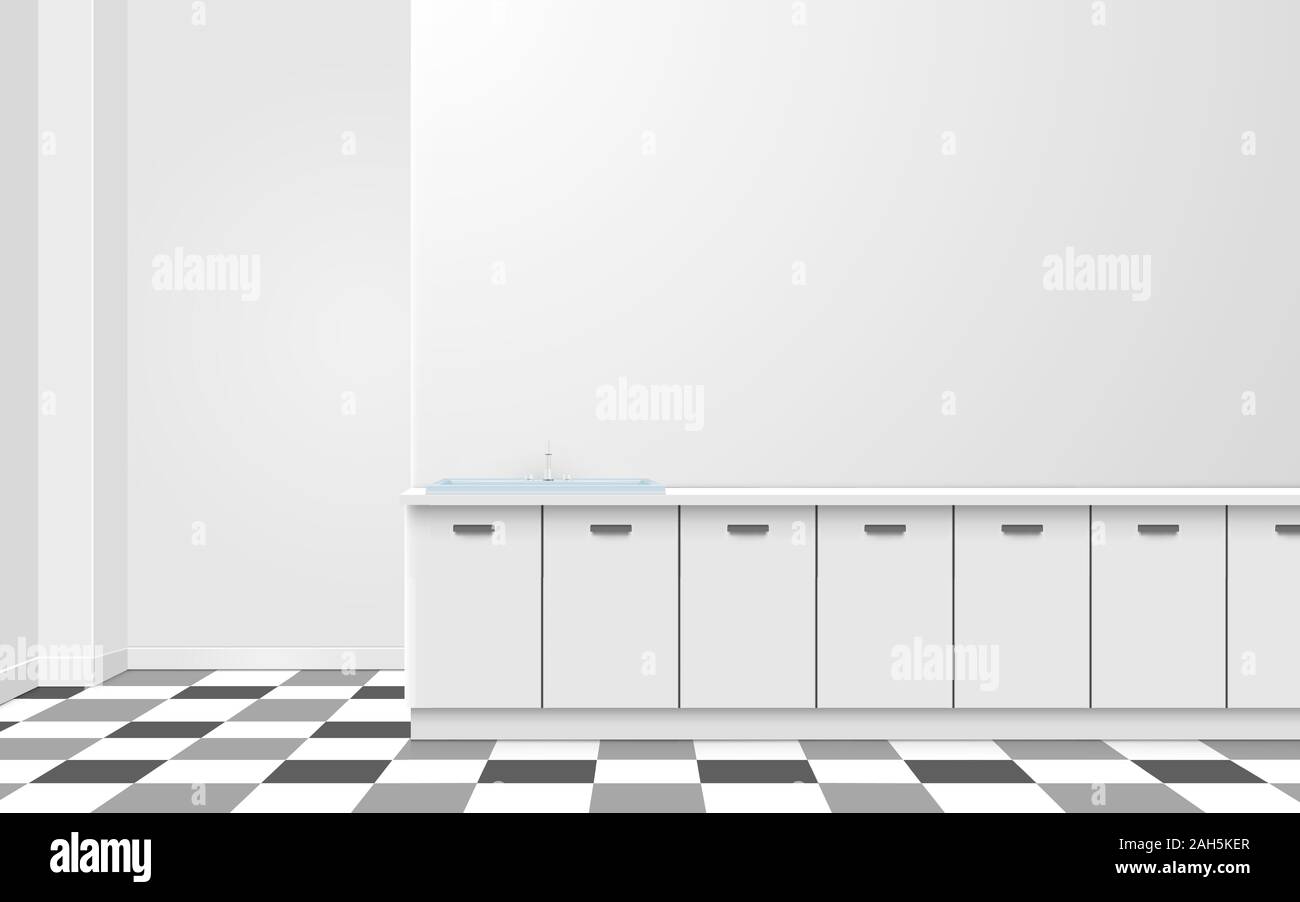 Cupboard empty kitchen Stock Vector Images - Alamy