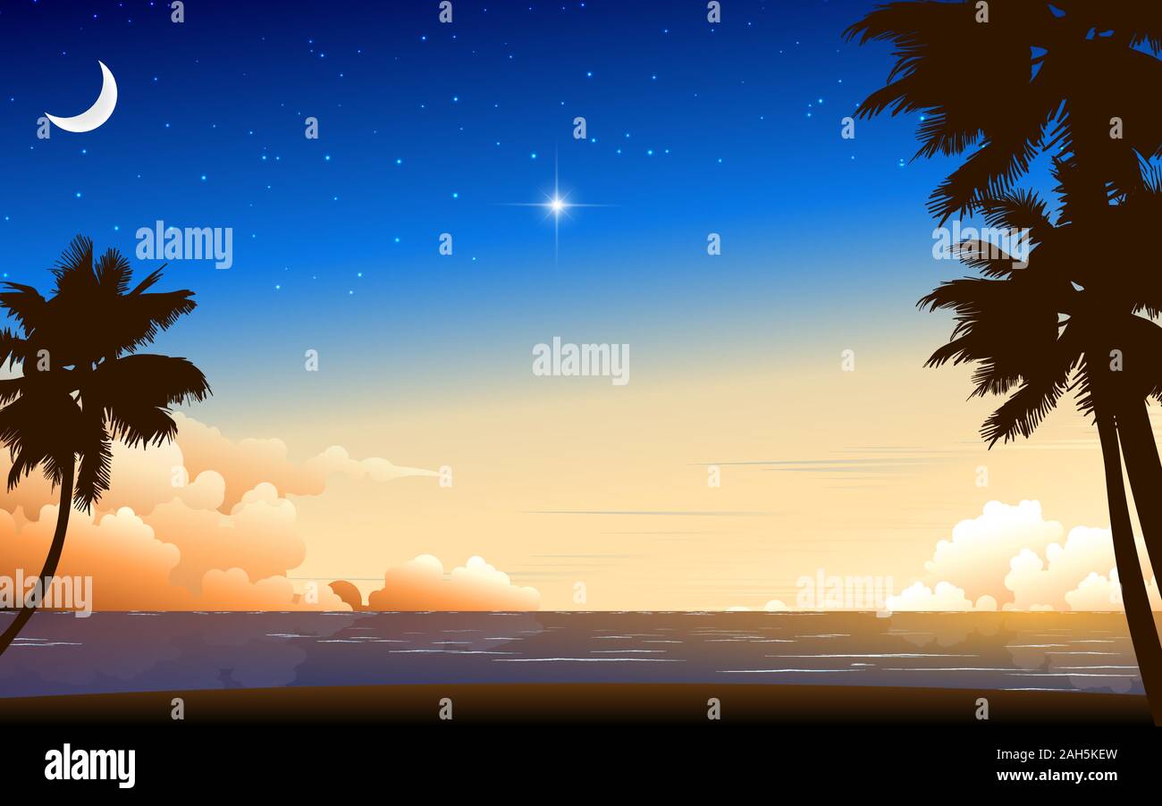 Morning and evening star Stock Vector Images - Alamy