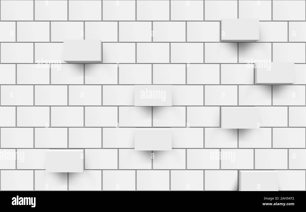White block wall texture background,white wall 3d background Stock ...