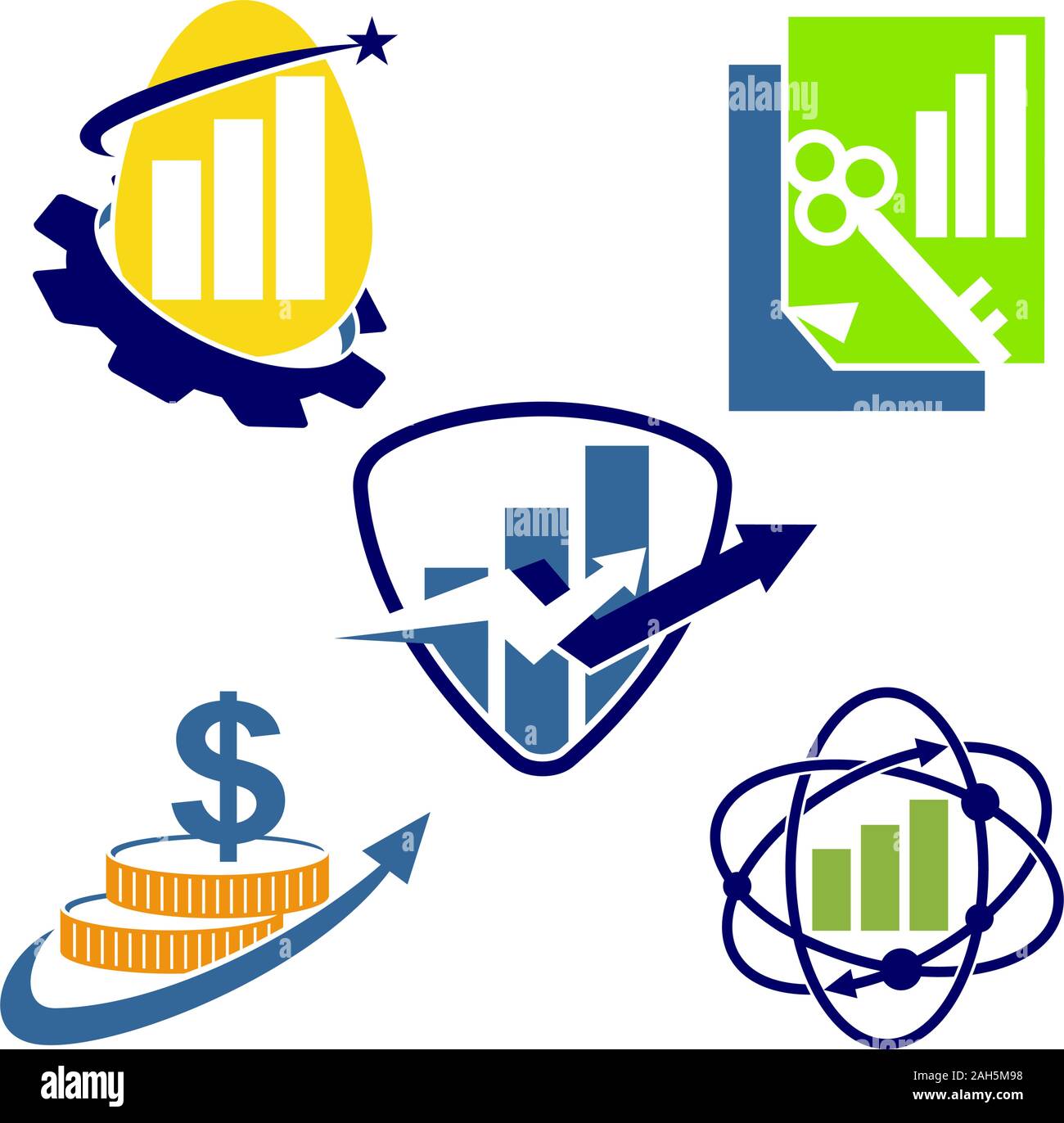 Financial Accounting Logo Template Vector Icon Stock Vector Image & Art ...