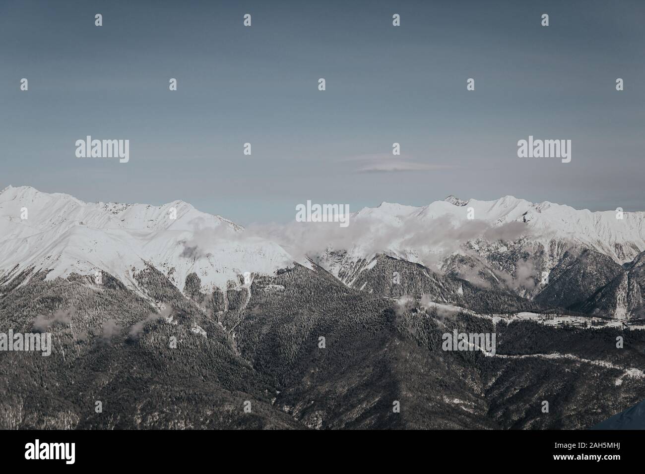 the top of Mount Snow winter ski resort Stock Photo - Alamy