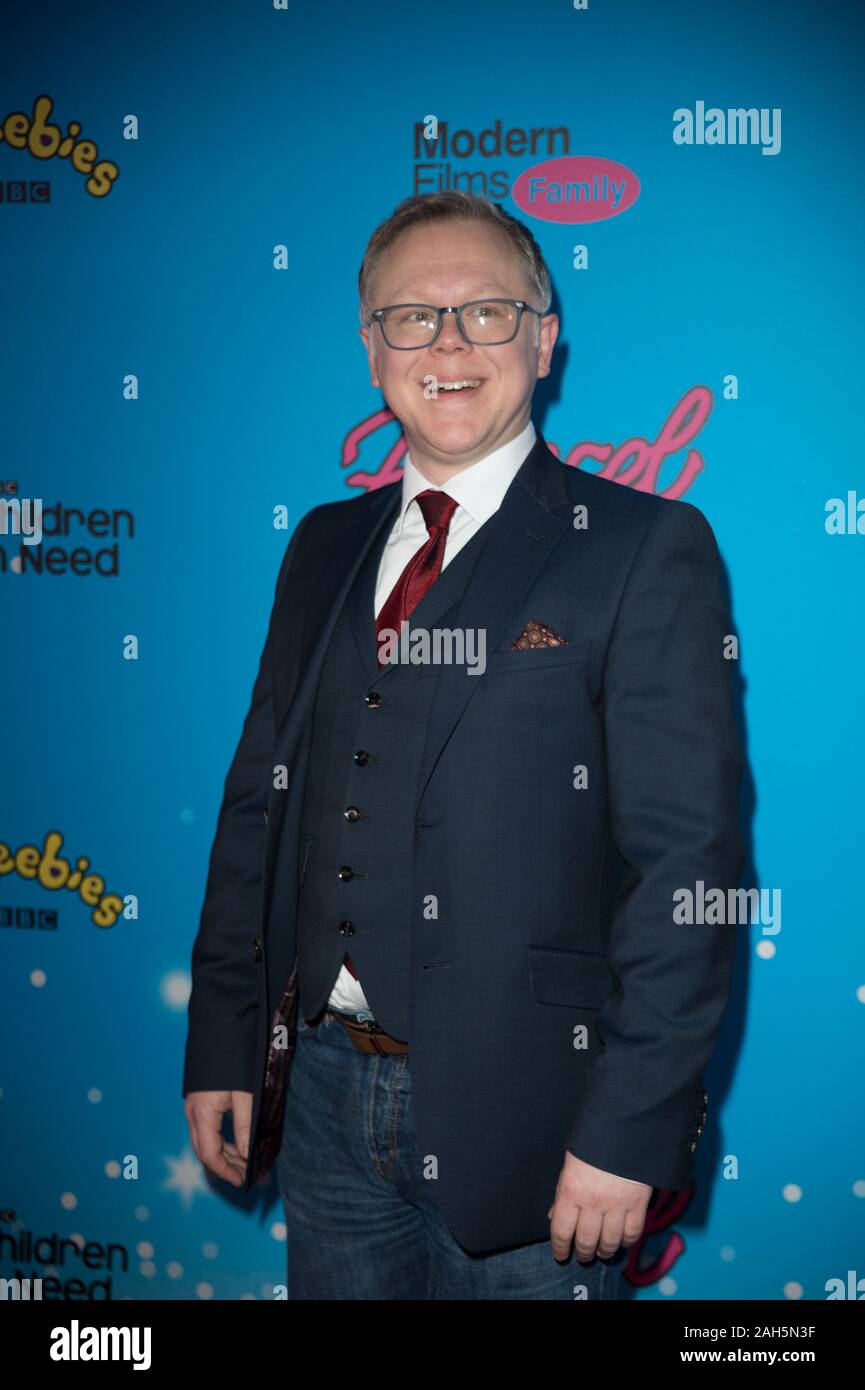 Seen arriving on the red carpet for CBeebies Christmas Show Hansel and ...