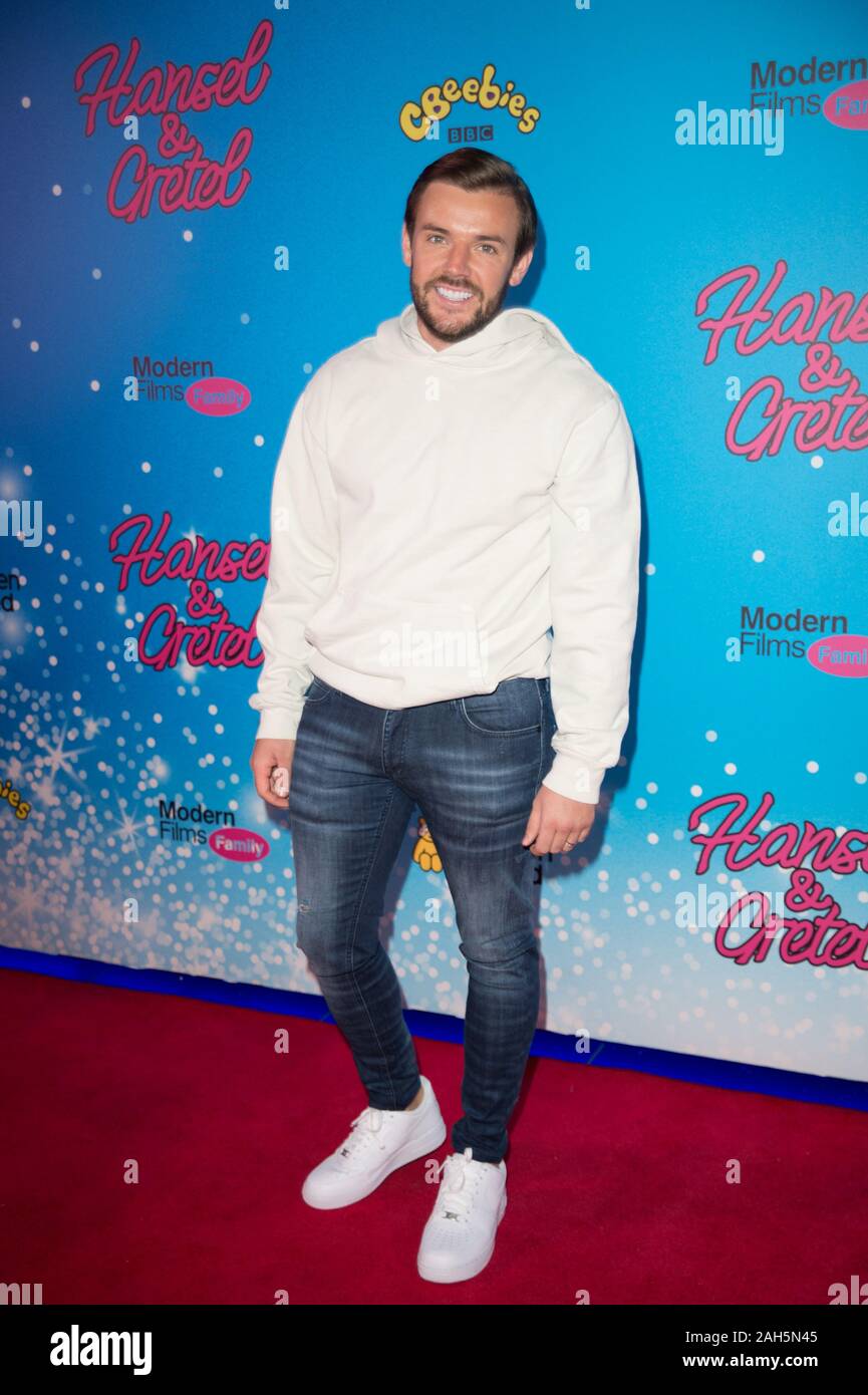 Seen arriving on the red carpet for CBeebies Christmas Show Hansel and ...