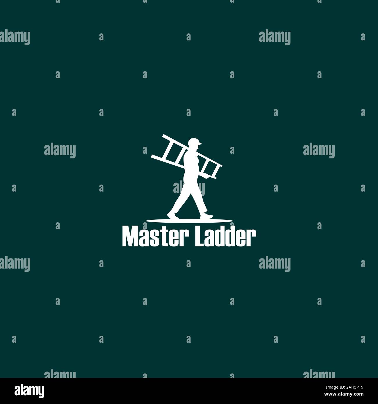 Master Ladder Company Logo Design Template, Pictorial Mark Logo Concept ...