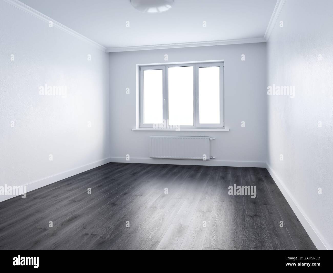 New empty interior room apartment. 3d rendering illustration Stock ...