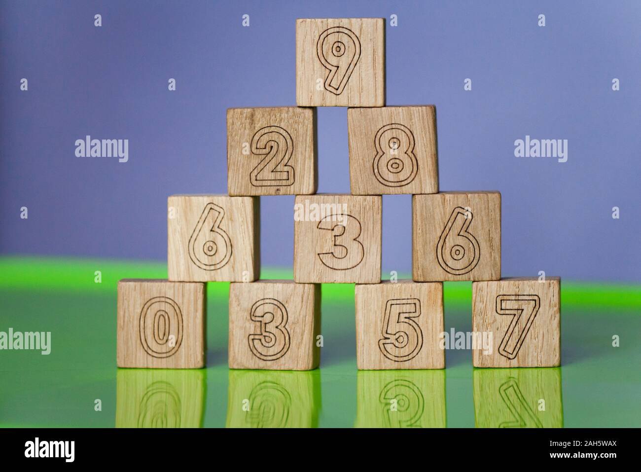 Arithmetic, mathematic, learning concept, numbers background with ...
