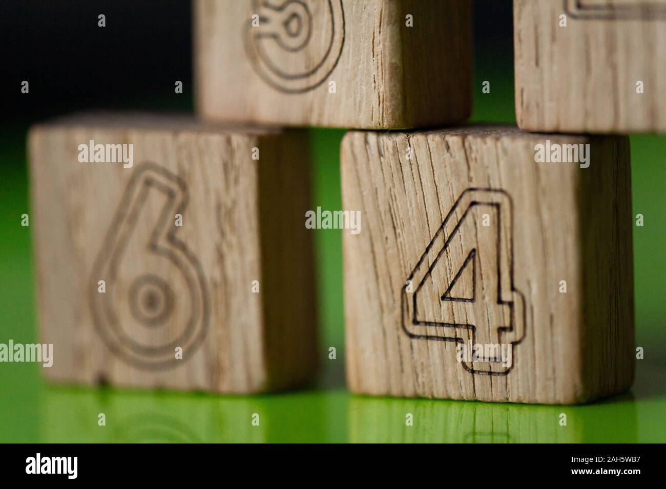 Arithmetic, mathematic, learning concept, numbers background with ...