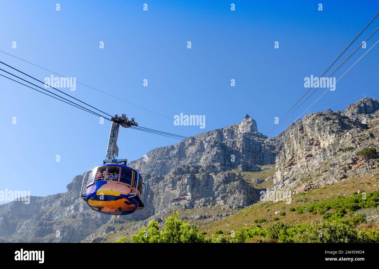 Cape Town Table Mountain Cable Car High Resolution Stock Photography ...