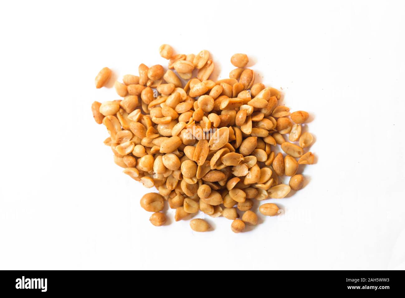 Kacang Goreng or fried peanuts. Indonesian snacks. Isolated on white ...