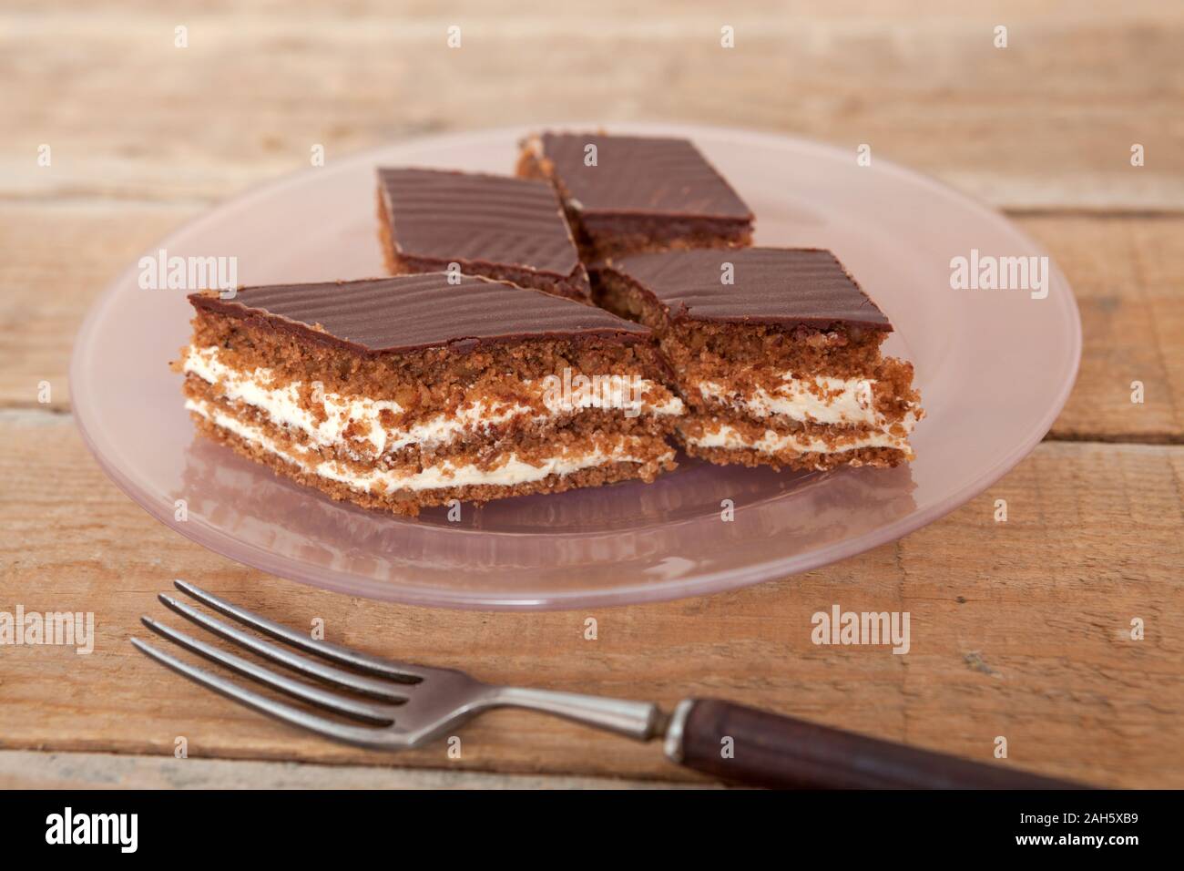 Semolina and chocolate cake Stock Photo - Alamy