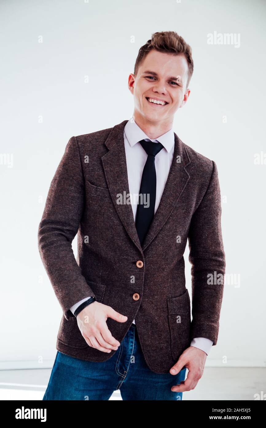 Office man in a business suit business portrait Stock Photo - Alamy