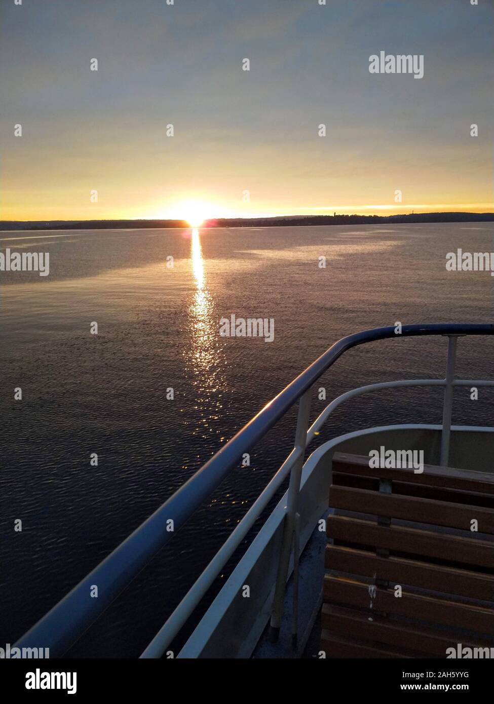 sunset at lake constance Stock Photo - Alamy