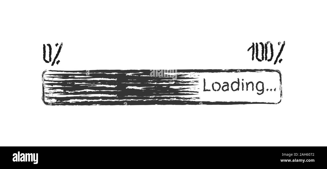 Pencil sketch of the loading icon from zero to one hundred percent ... Pencil sketch of the loading icon from zero to one hundred percent ...
