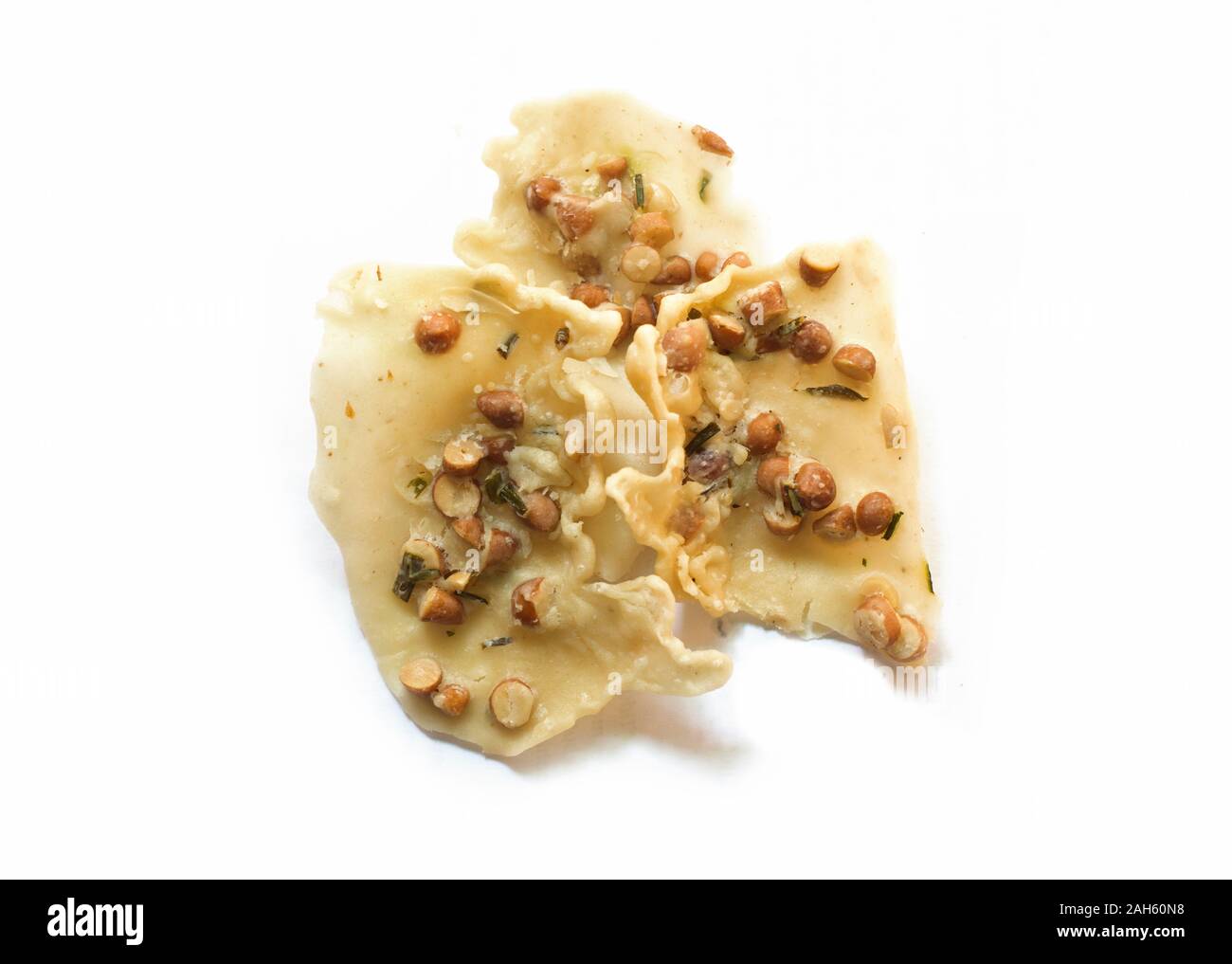 Rempeyek or peyek is deep fried cracker snack with peanut, popular in ...