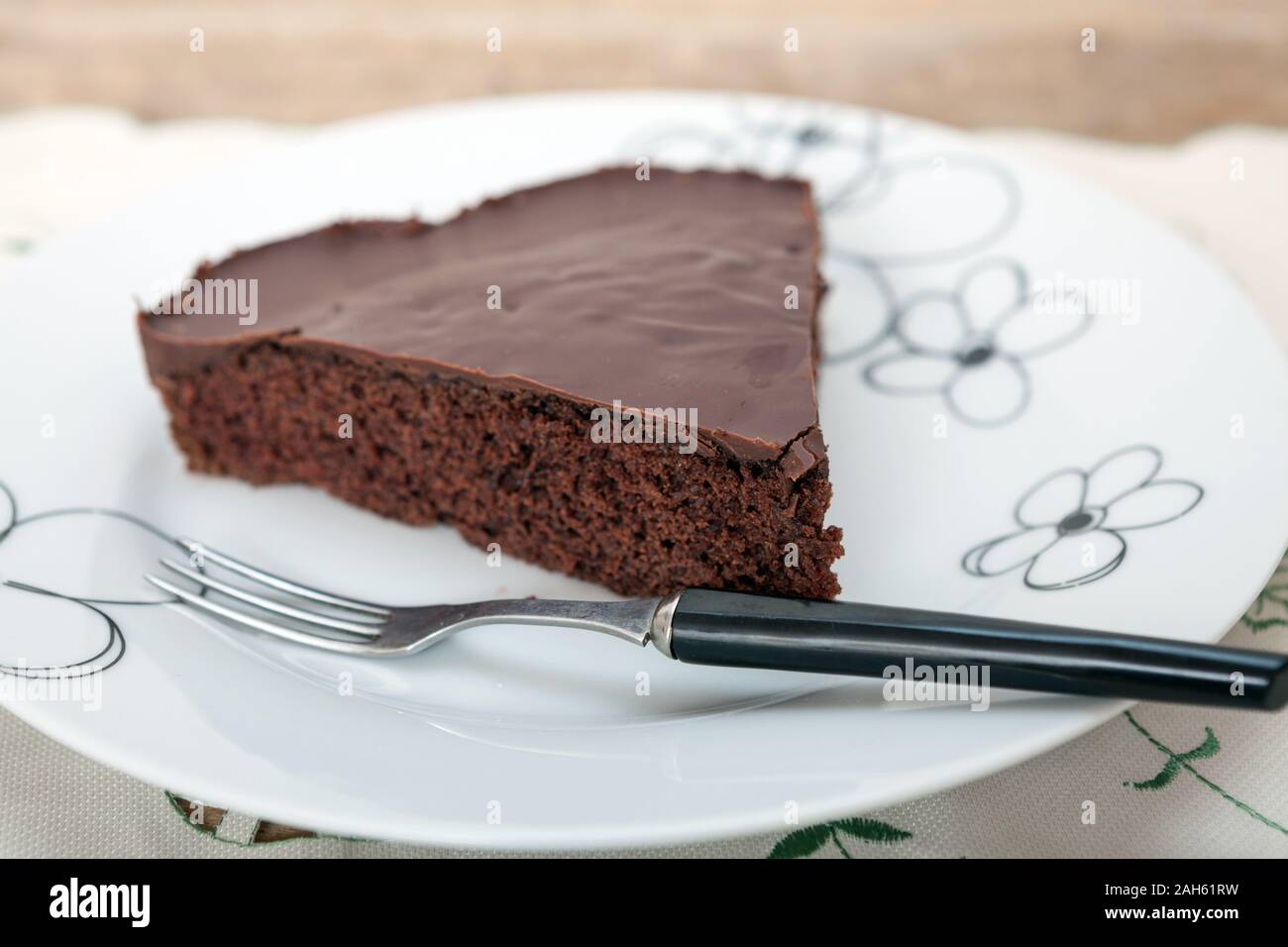 Homemade baked sweet chocolate cake Stock Photo - Alamy