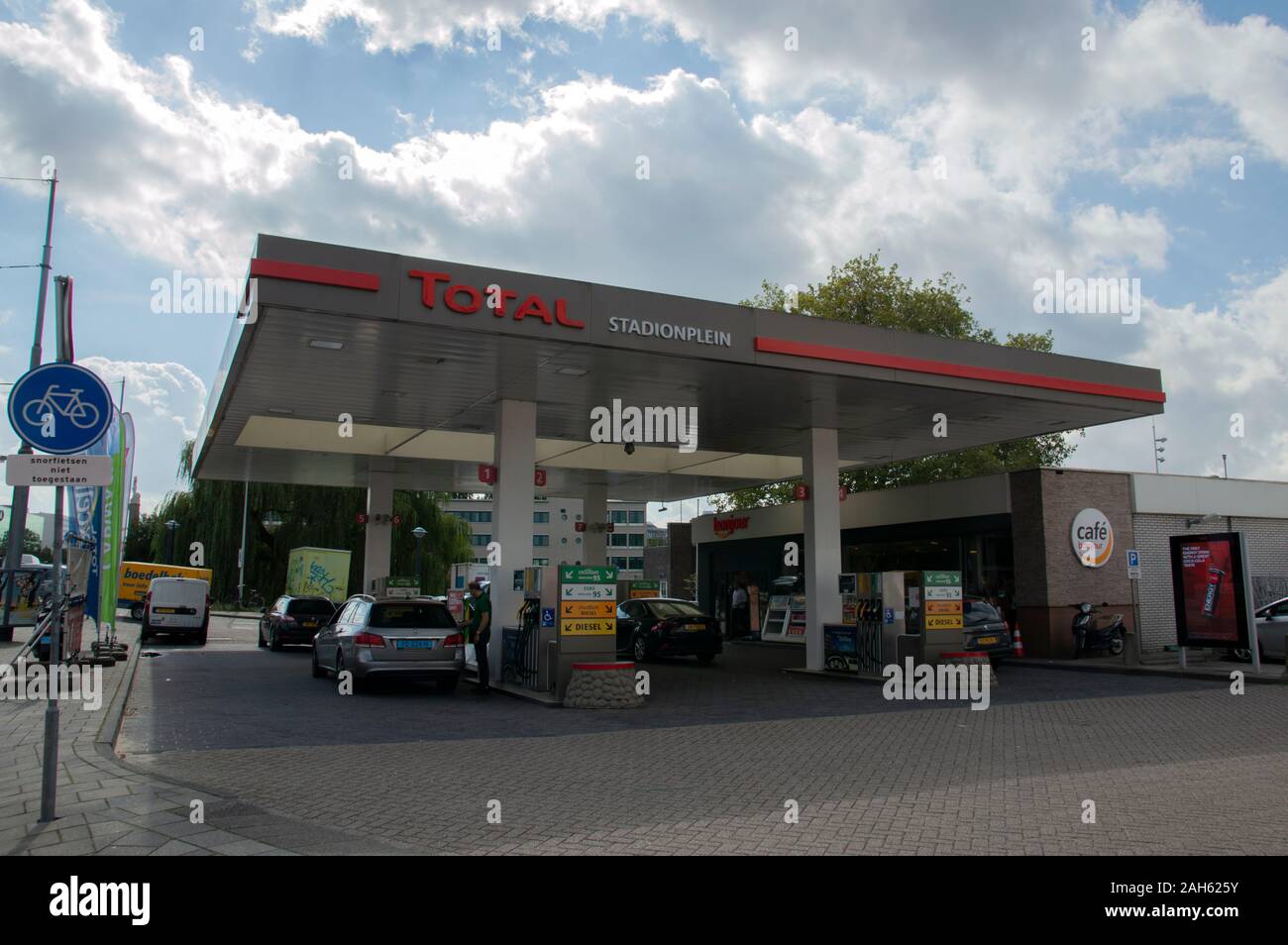 Total Gasoline Building At Amsterdam The Netherlands 2019 Stock Photo ...