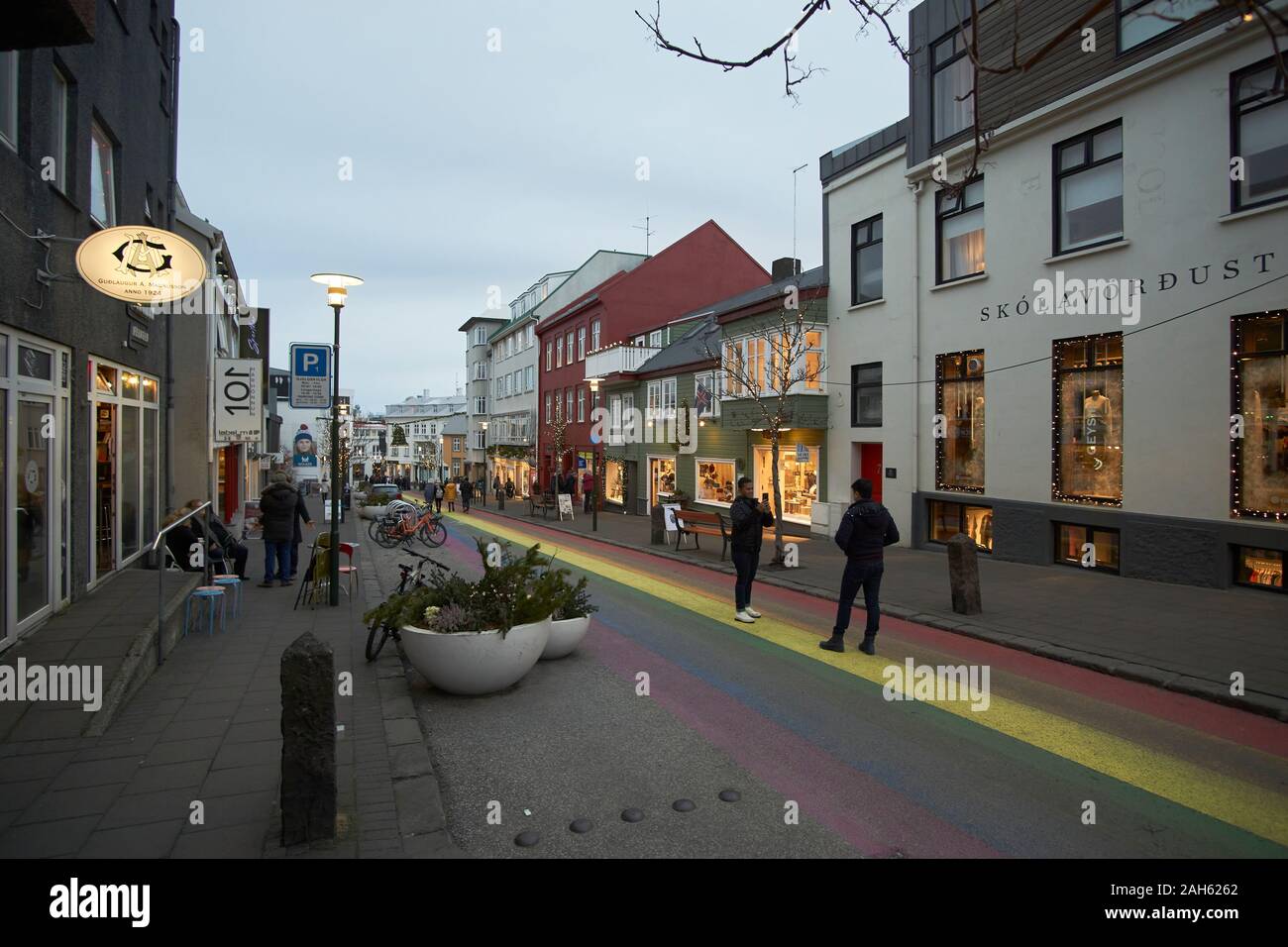 Reykjavik iceland street scenes hi-res stock photography and images - Alamy