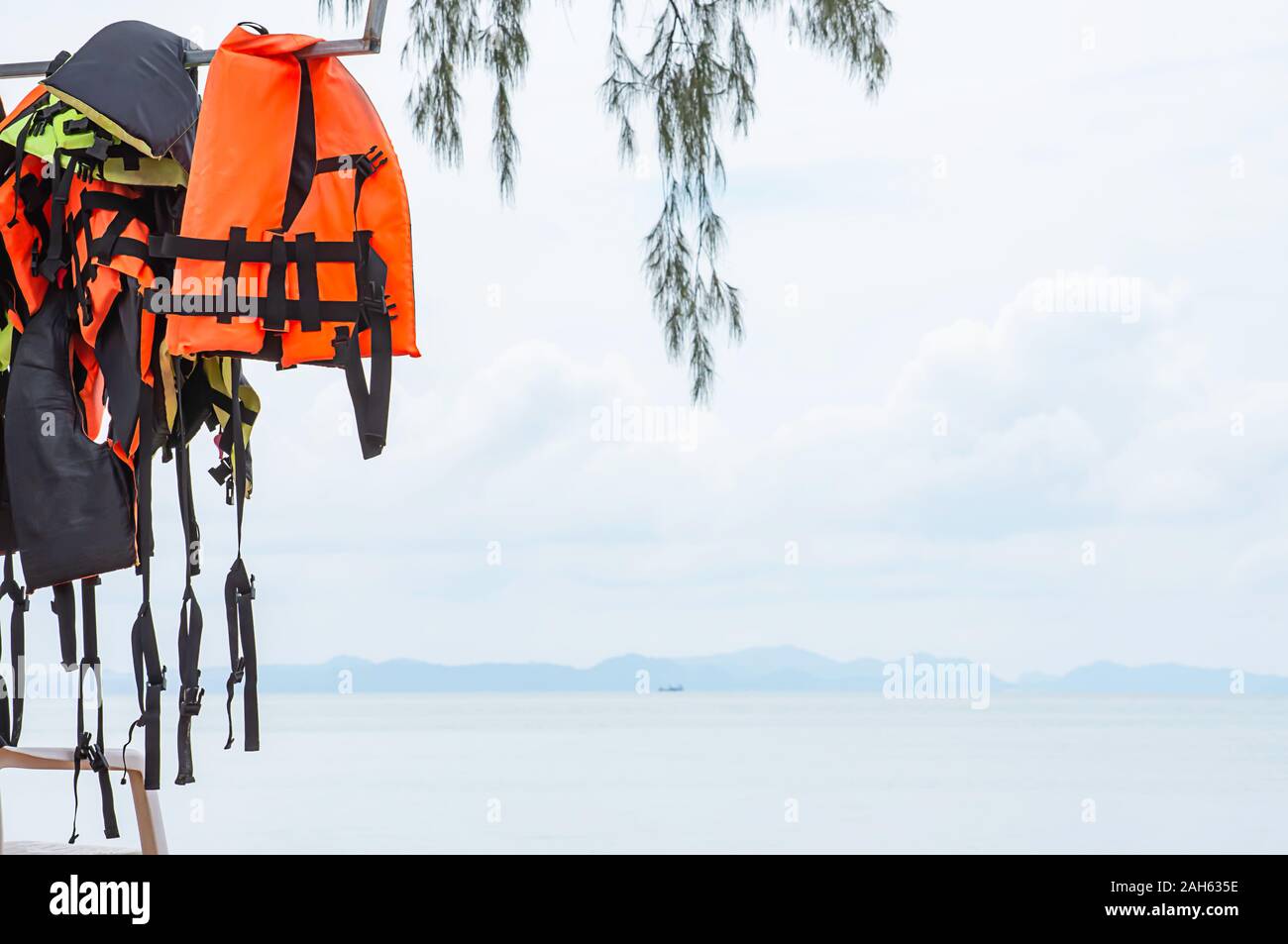 Safety jacket on beach hi-res stock photography and images - Alamy