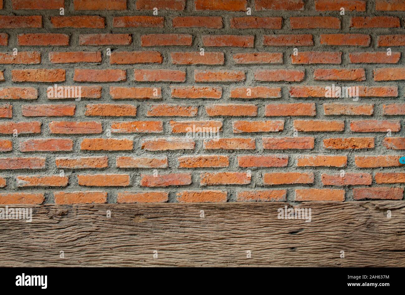 Striped brick walls is used as the background Stock Photo - Alamy