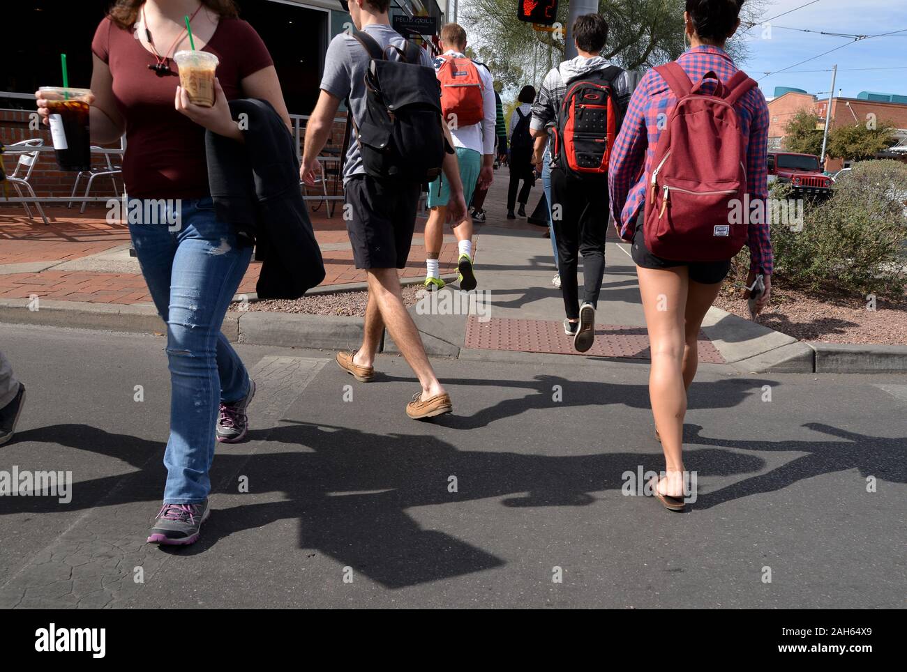 Pedestrian walking, arizona hi-res stock photography and images - Alamy