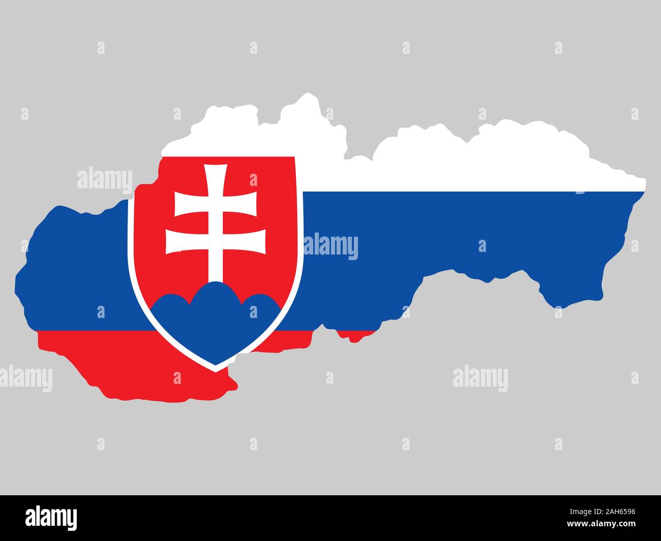 Slovakian national flag Stock Vector Images - Alamy