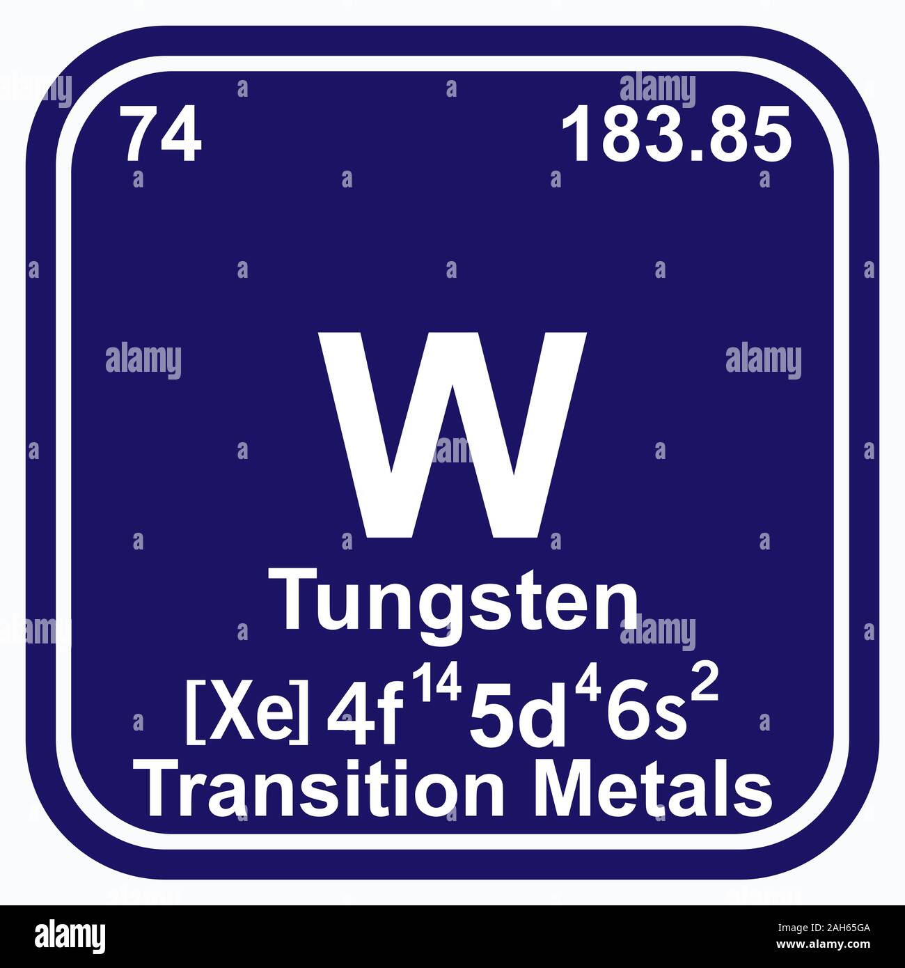 Tungsten Element Symbol