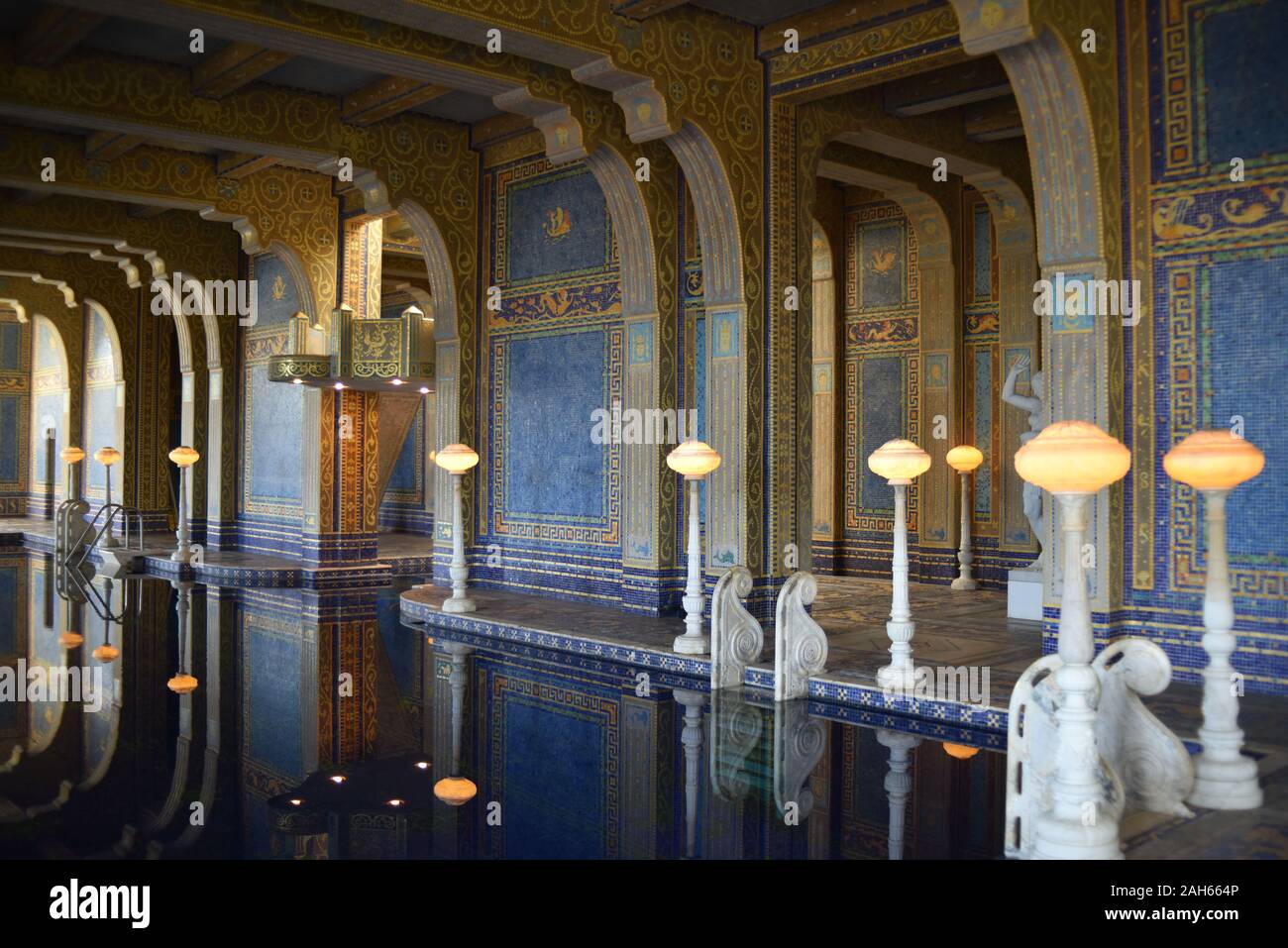 Roman Pool Gold Leaf And Tile High Resolution Stock Photography and ...