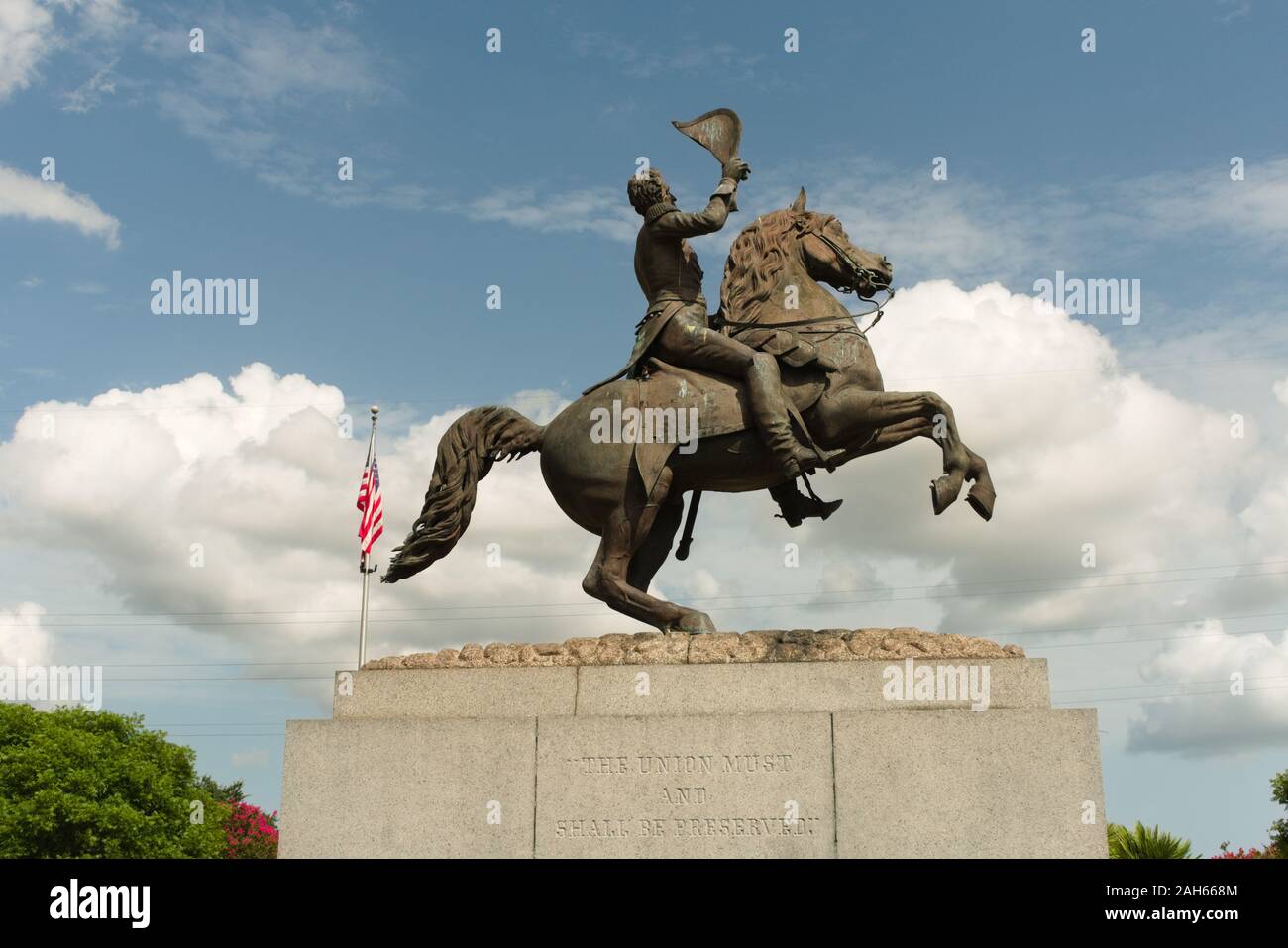 Equestrian Statue of Andrew Jackson Stock Photo - Alamy