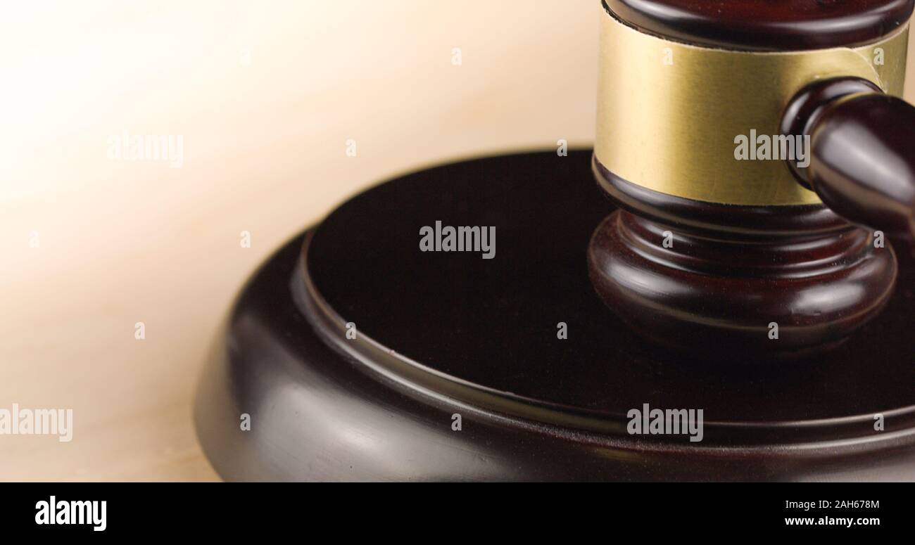 Wooden judges gavel ceremonial mallet hi-res stock photography and ...