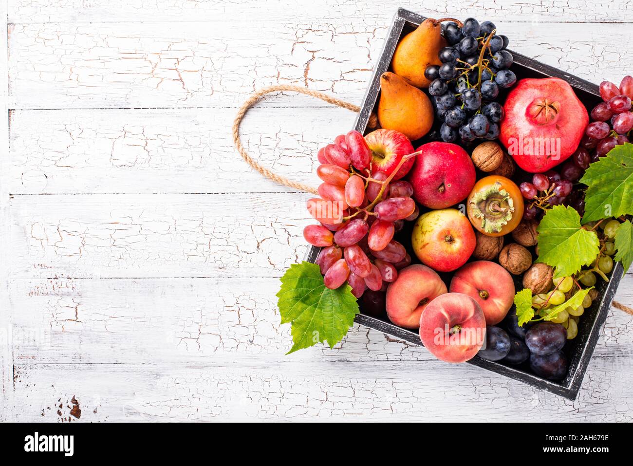 Various autumn fruits harvest hi-res stock photography and images - Alamy