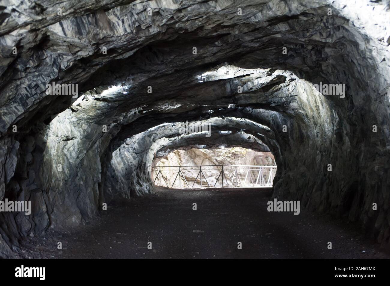 Entrance from the rocky cave inside Stock Photo - Alamy