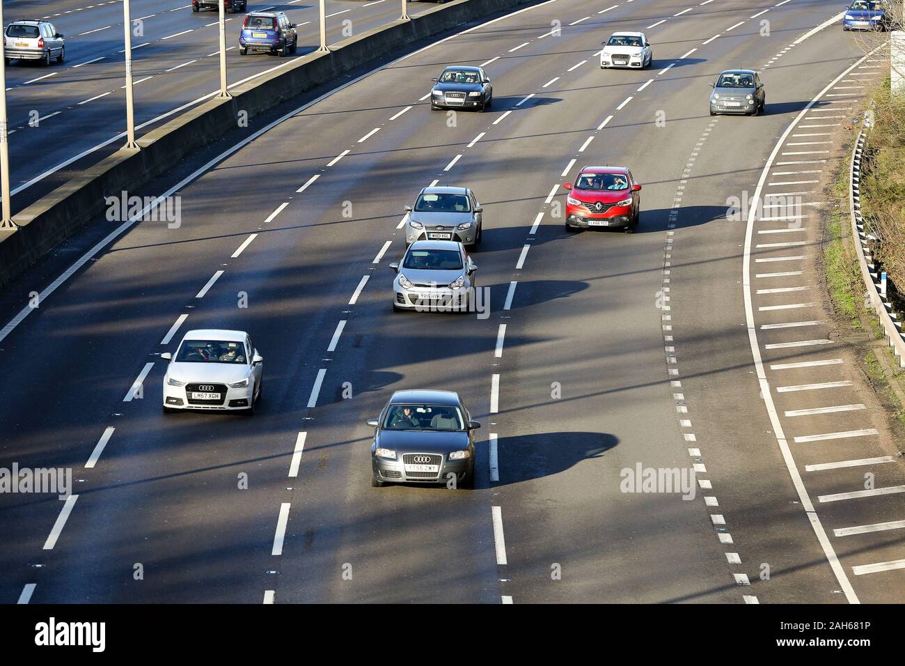 M1 junction 11 motorway hi-res stock photography and images - Alamy