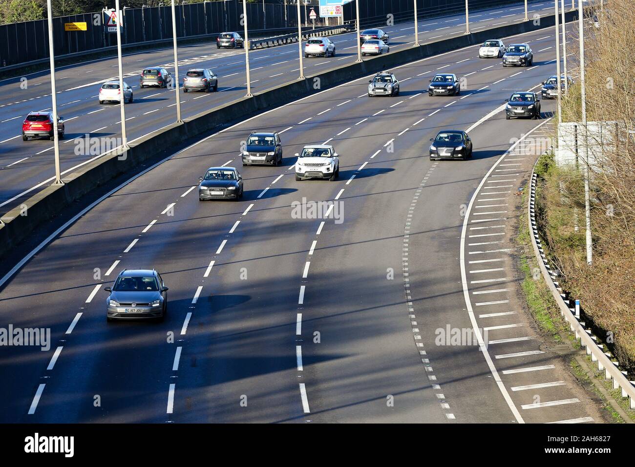 M1 junction 11 motorway hi-res stock photography and images - Alamy