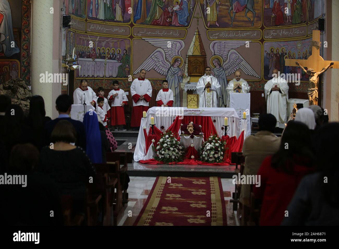 Gaza City, The Gaza Strip, Palestine. 25th Dec, 2019. Christians ...