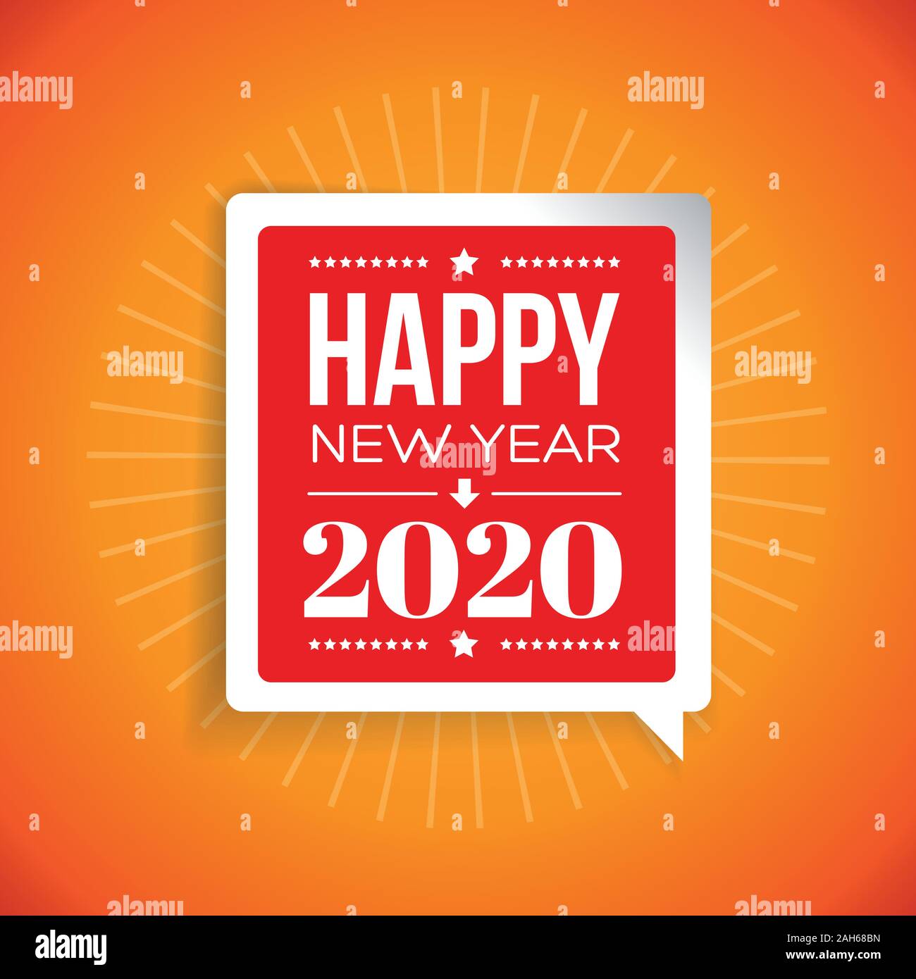 Happy New Year greetings sign Stock Vector Image & Art - Alamy