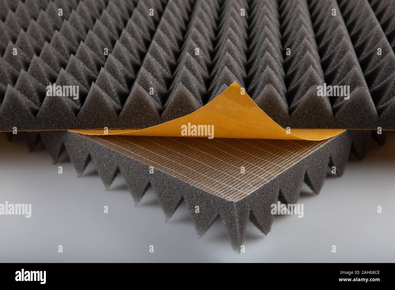 Acoustic sponge - Acoustic foam - fire retardant Pyramid Sponge. 15 ...