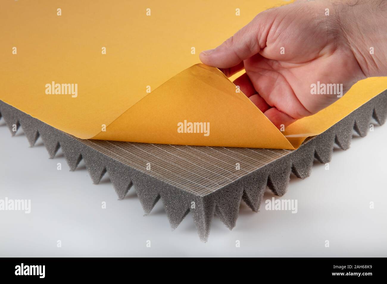 Acoustic sponge - Acoustic foam - fire retardant Pyramid Sponge. 15 ...