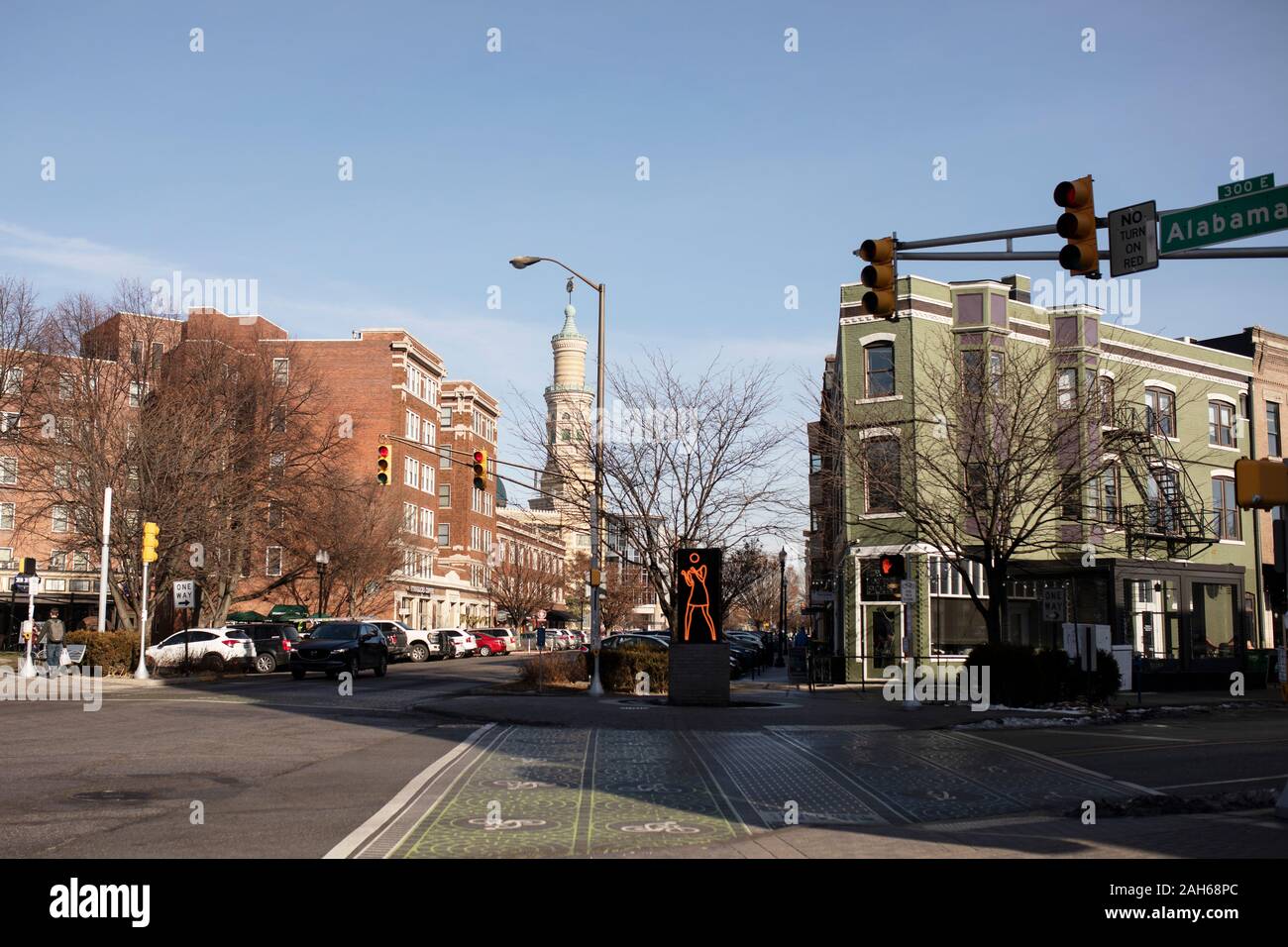 Looking toward Massachusetts Avenue from the intersection of Alabama ...
