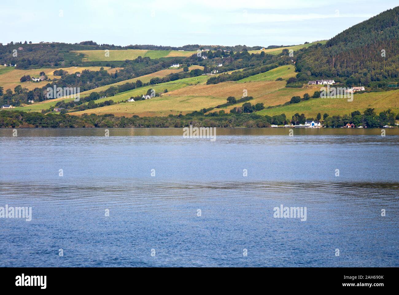 Farming settlements offer contrast to the deep waters of Loch Ness in ...